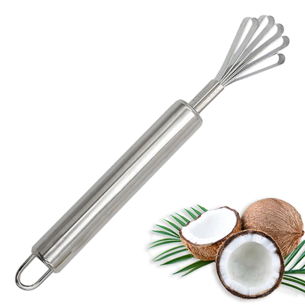 Ksruee Coconut Grater Stainless Steel Scraper Grater Shredder Coconut ...