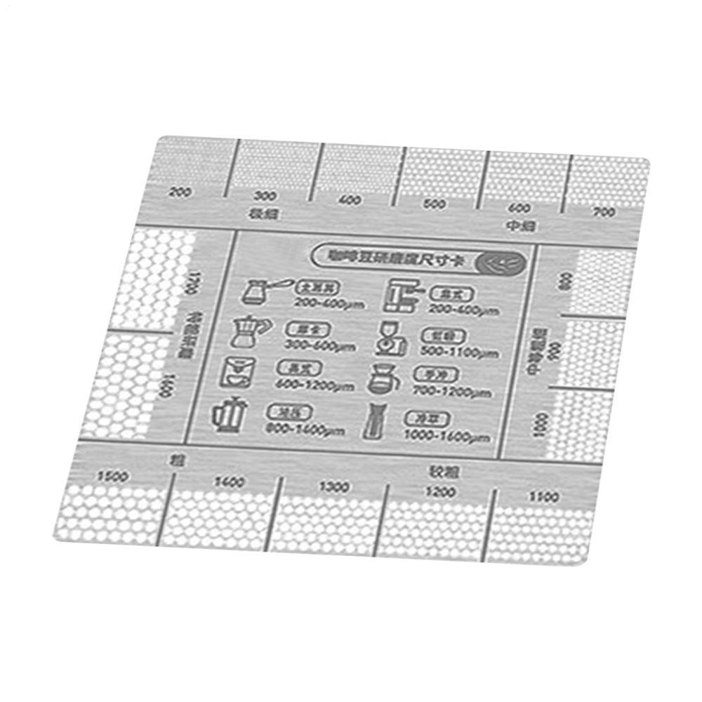 Ksruee Coffee Grind Chart Powder Ground Reference Card Accurate Coffee ...