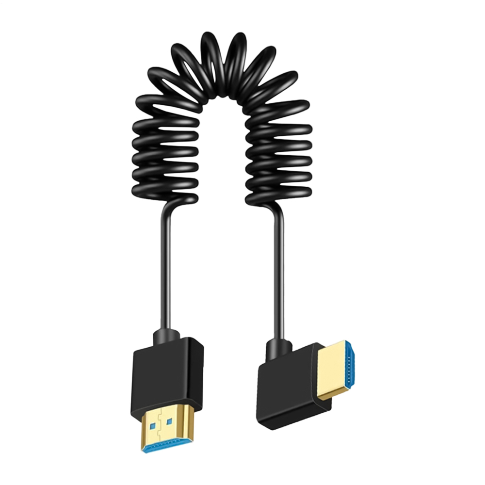 Ksruee Coiled Monitor Cable High Speed Support Monitor Screens Cable ...