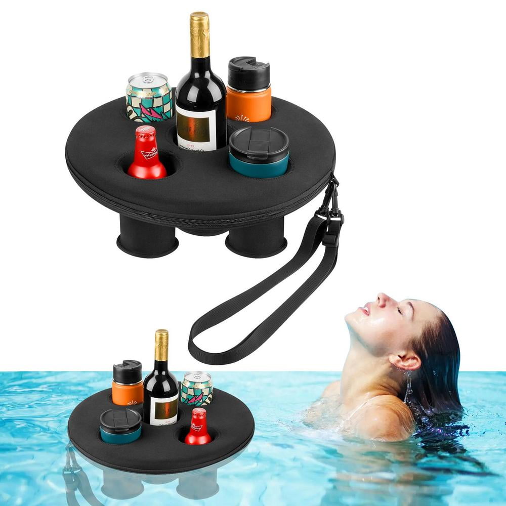 Ksruee Floating Pool Cup Holder Drink Float with 5 Holes for Hot Tub ...