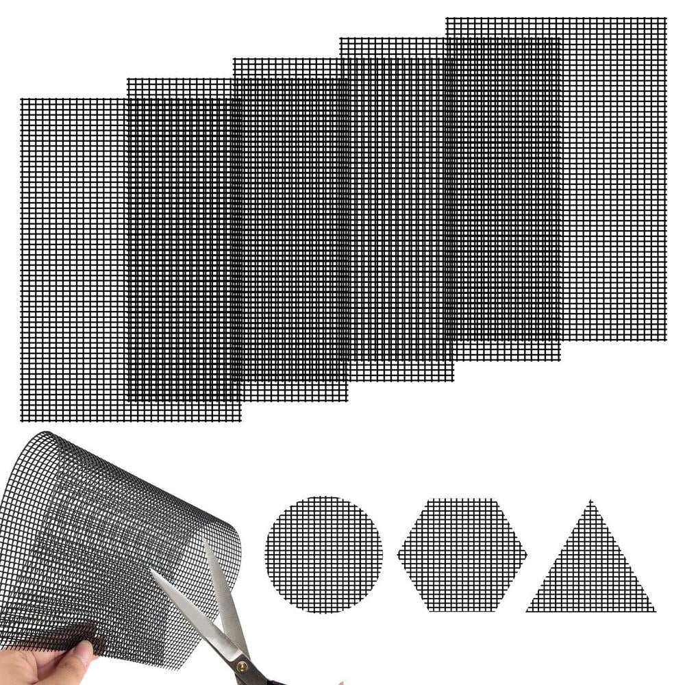 Ksruee Flower Pot Hole Mesh Pad 7.87x11.81inch Rectangular Planter Pots ...