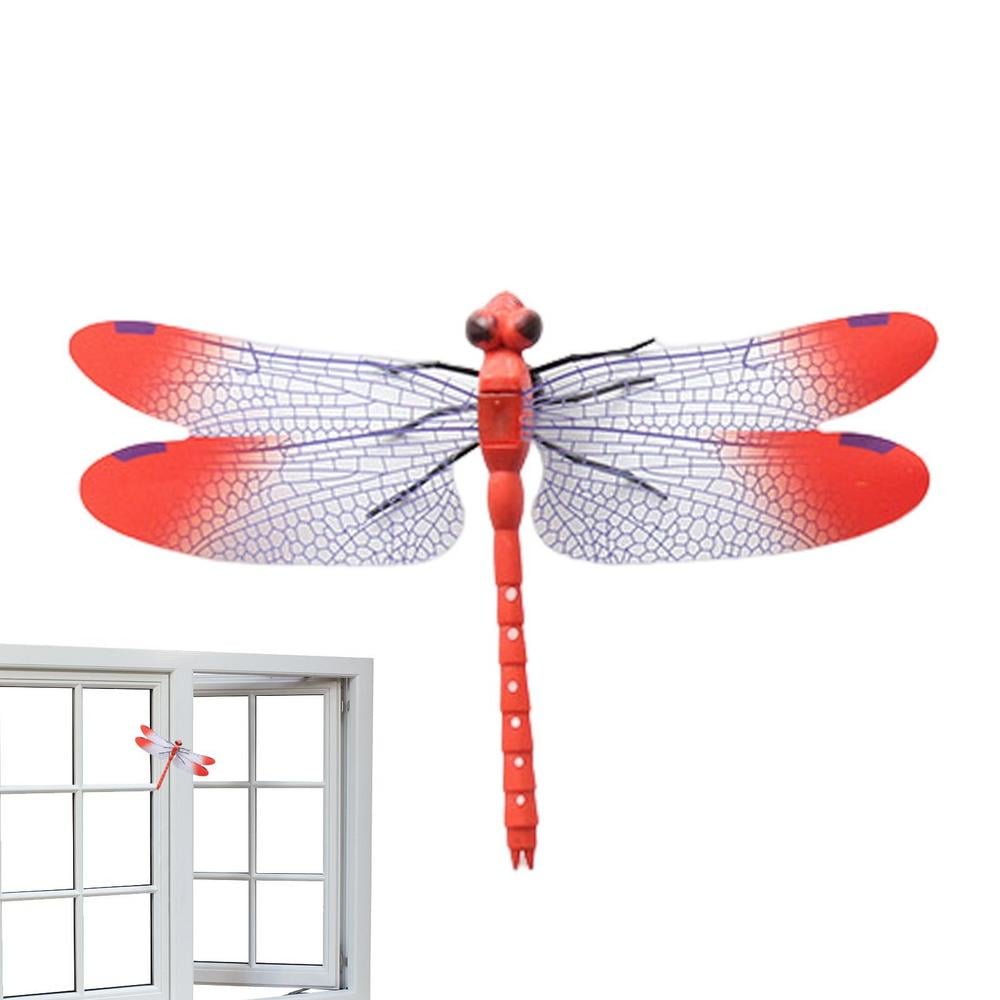 Ksruee Fly Repeller Pendant Dragonfly Shape Lifelike Realistic Fly Trap ...