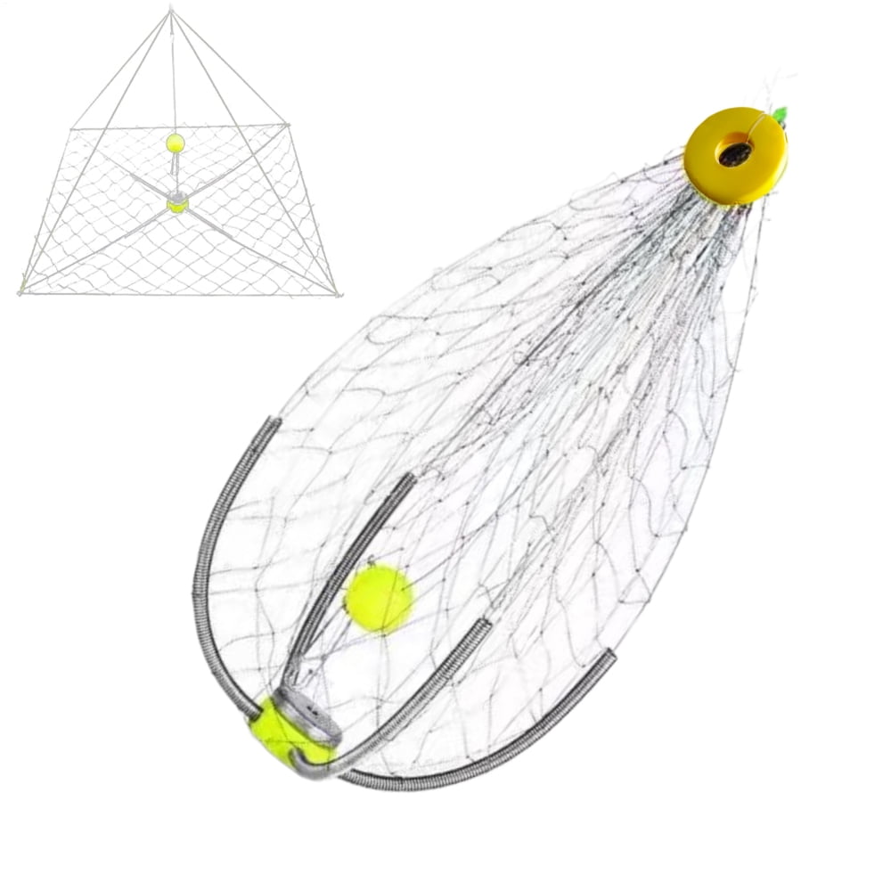 Ksruee Foldable Crab Trap Automatic Opening Closing Fishing Crab Trap ...