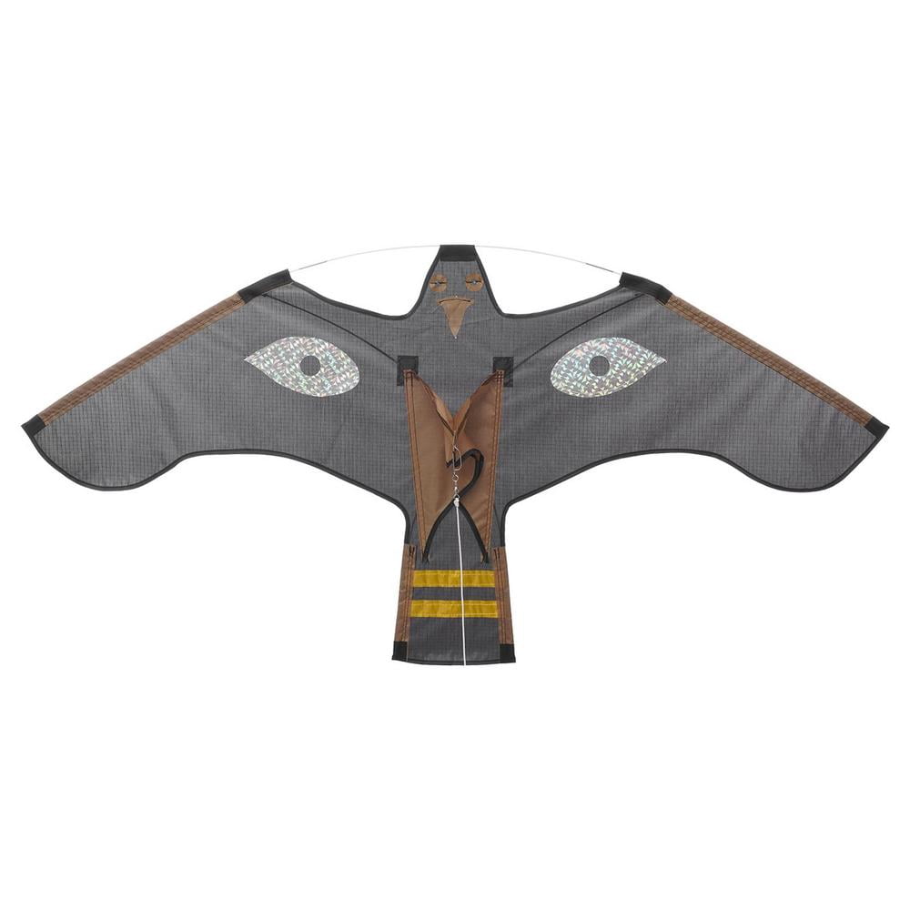 Ksruee Hawk Bird Kite Reflective Bird Scarer Hawk Kite for Crops Bird ...