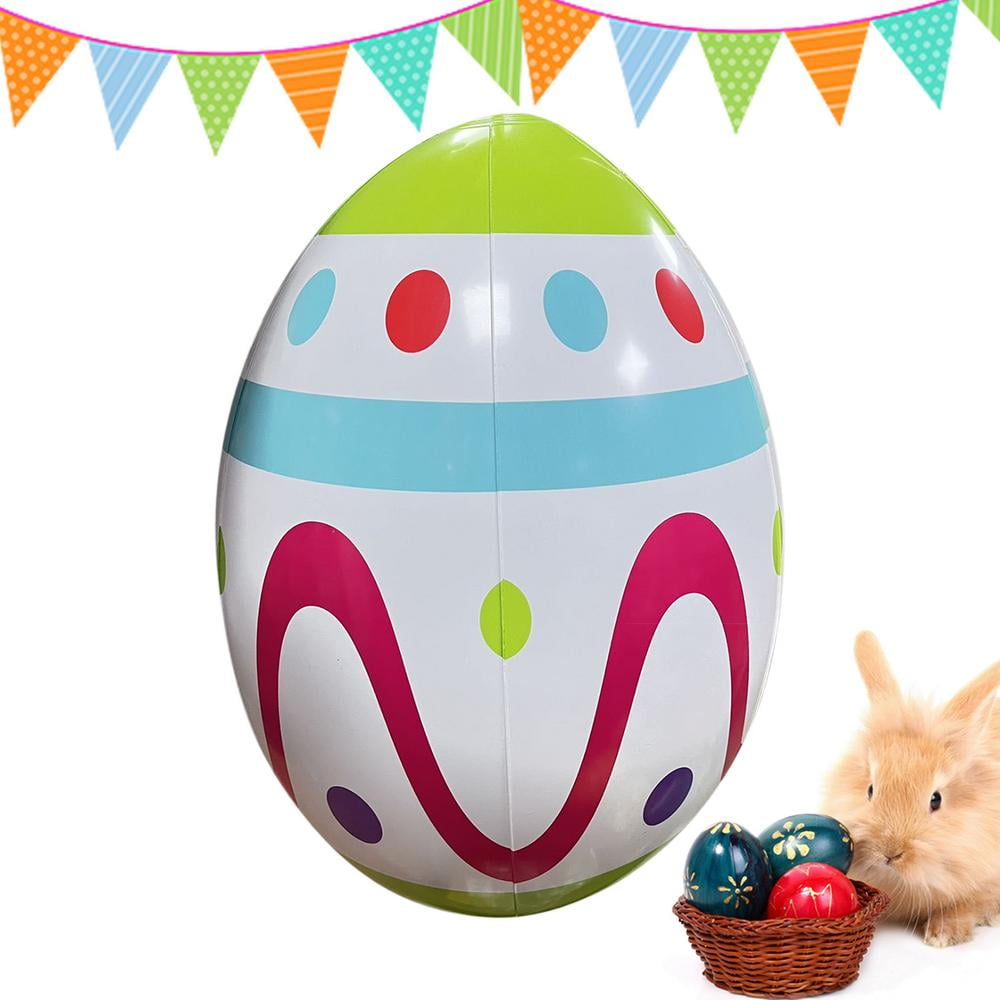 Ksruee Inflatable Easter Egg Inflatable Easter Yard Decorations ...