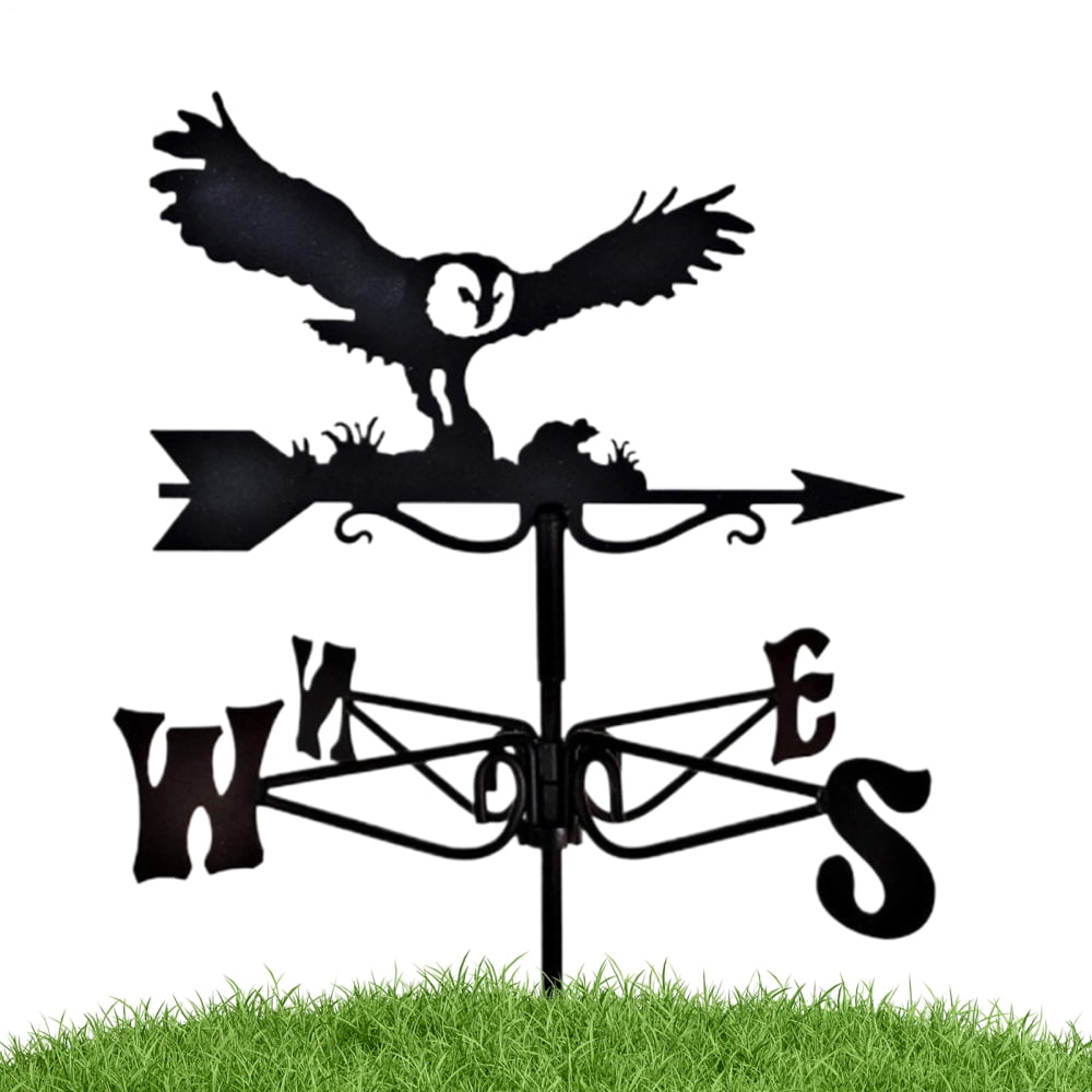 Ksruee Metal Wind Vanes Outdoor Yard Wind Vanes Indicators Ornament ...