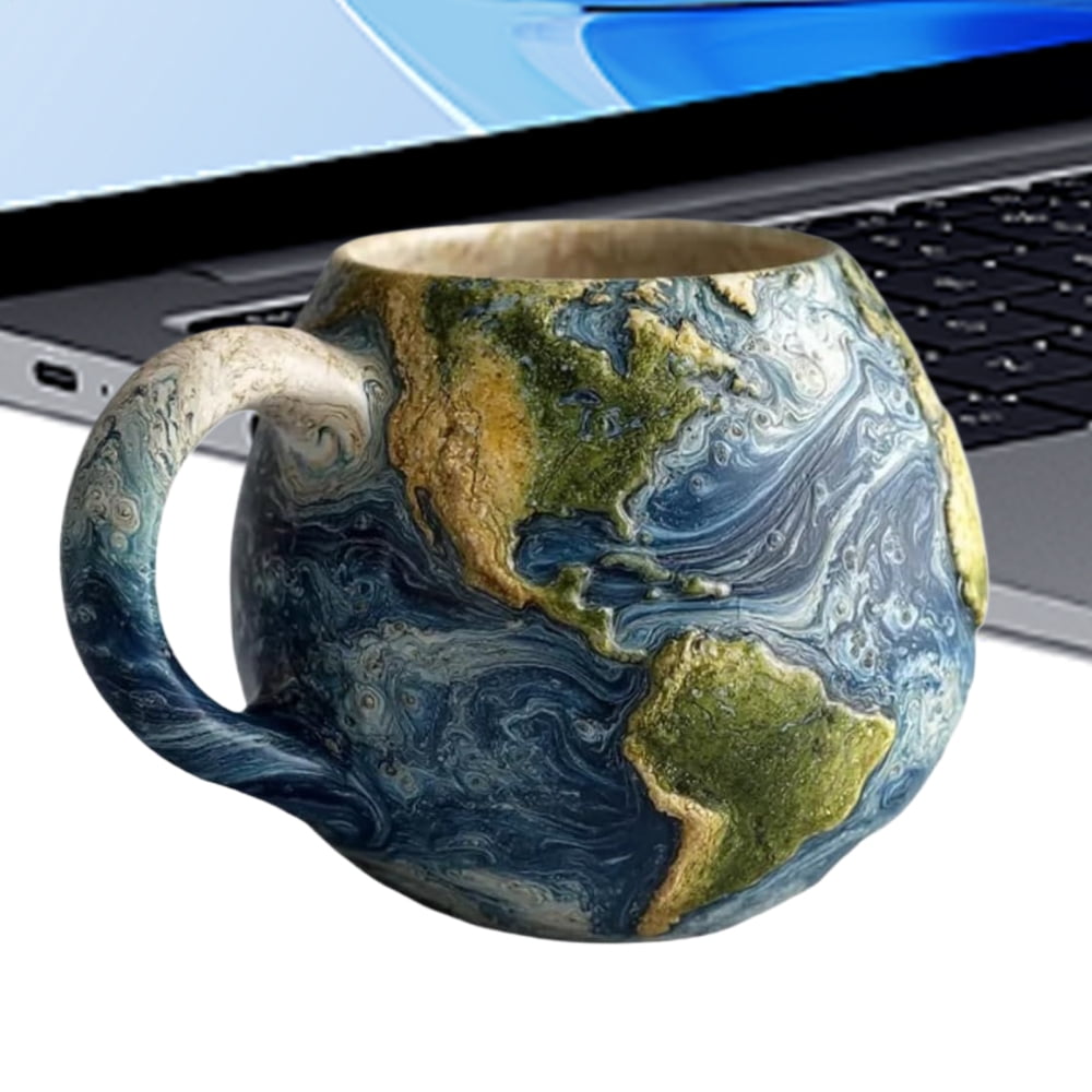 Ksruee Mineral Crystal Coffee Mugs Resin Coffee Mugs Resin Imitation ...