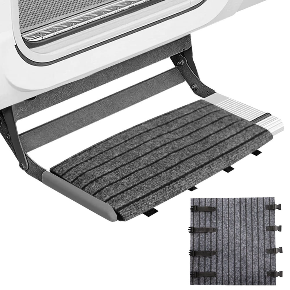Ksruee RV Step Rug RV Stair Carpet Adjustable Buckle and Double-layer ...
