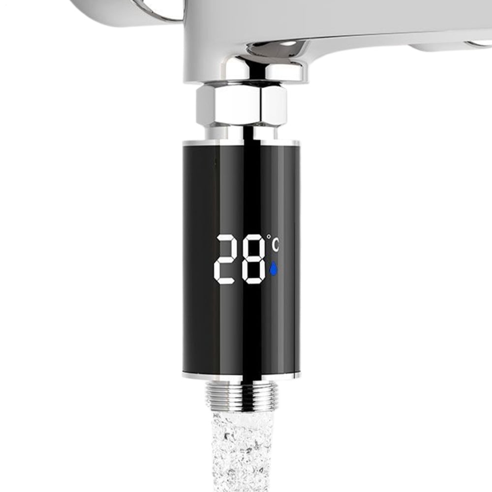 Ksruee Shower Temperature Indicator Waterproof Shower Thermometers ...