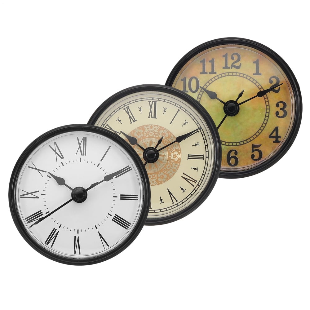 Ksruee Silent Wall Clock 3 Pieces Large Silent Easy To Read Built-In ...