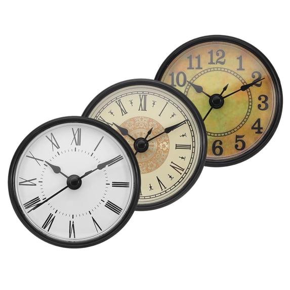 Ksruee Silent Wall Clock 3 Pieces Large Silent Easy To Read Built-In ...
