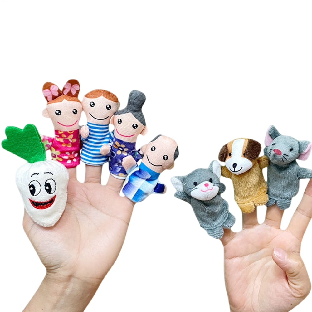 Ksruee Story Time Finger Puppets Set 8 Pieces Finger Puppets Farm ...