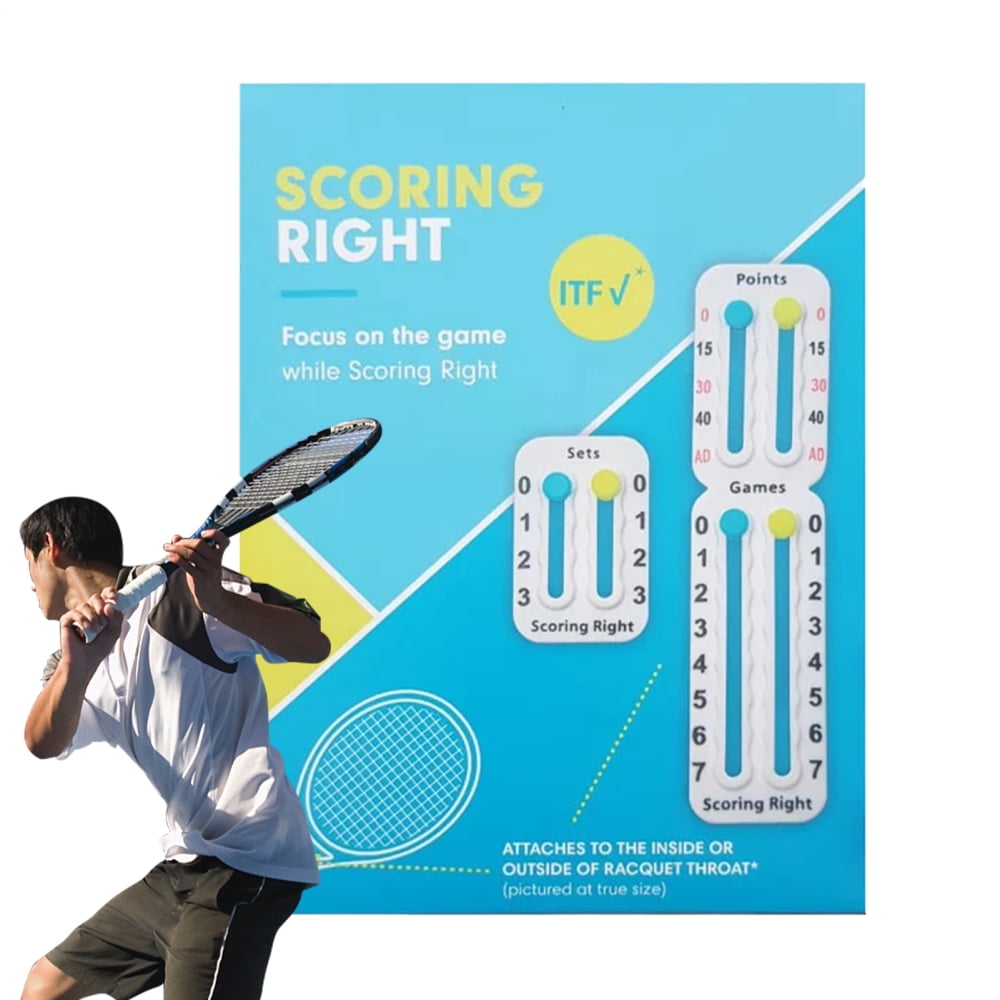 Ksruee Tennis Score Counter Score Keeper Racket Marker Strong Adhesive ...