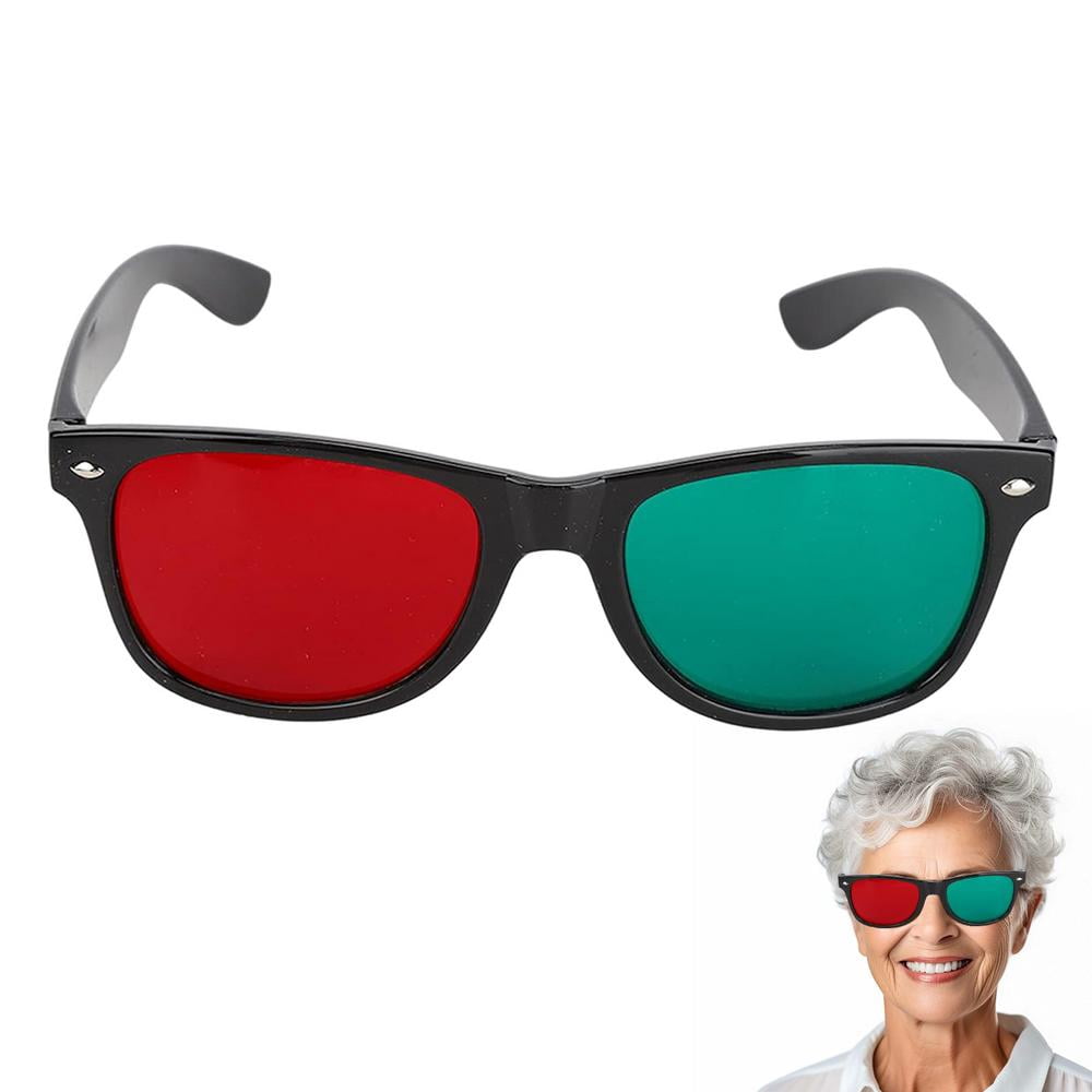 Ksruee Training Eyeglasses Portable Red Green Glasses For Children ...