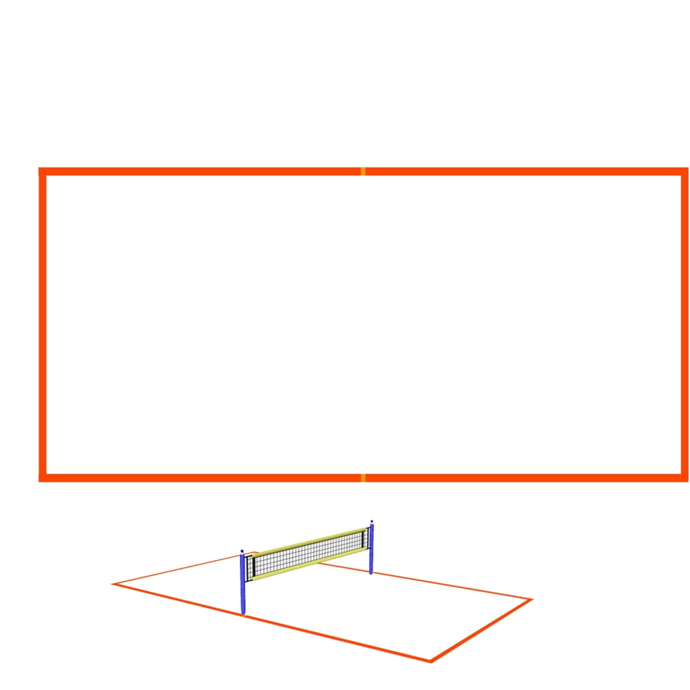 Ksruee Volleyball Lines for Grass Outdoor Volleyball Court Boundary ...