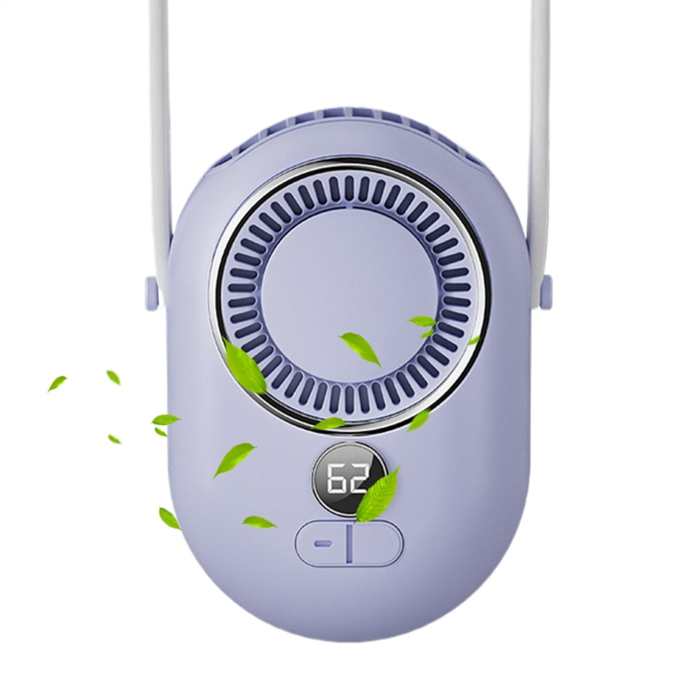 Ksruee Wearable Fan Rechargeable 3 Speed Small Fans Portable Neck ...