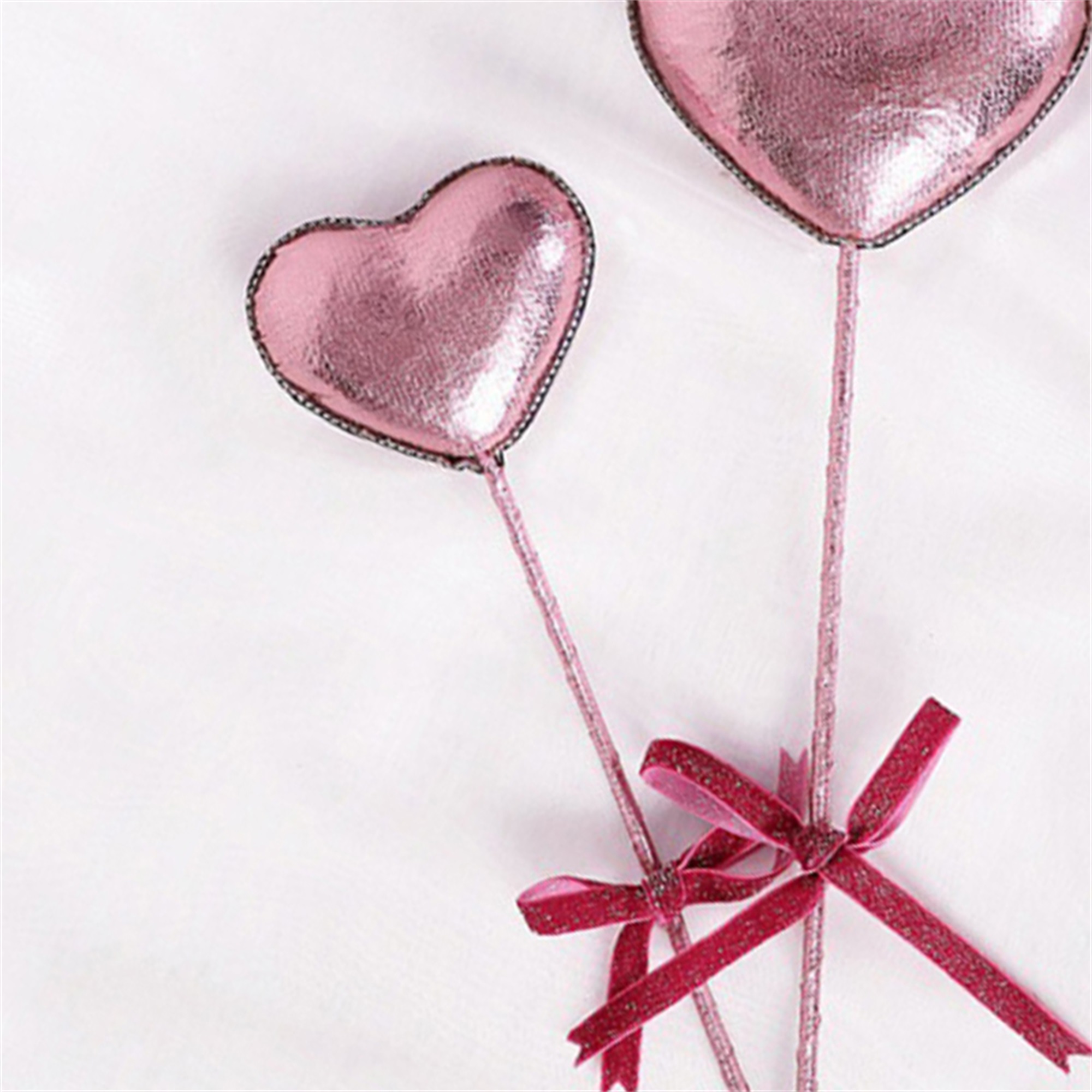 Ksxsiy Cake Insert Cake Heart Toppers Heart Dessert Topper Heart ...