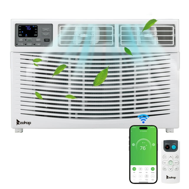 Ktaxon Small AC Unit 12000BTU, WIFI Enabled Room Window Air Conditioner ...