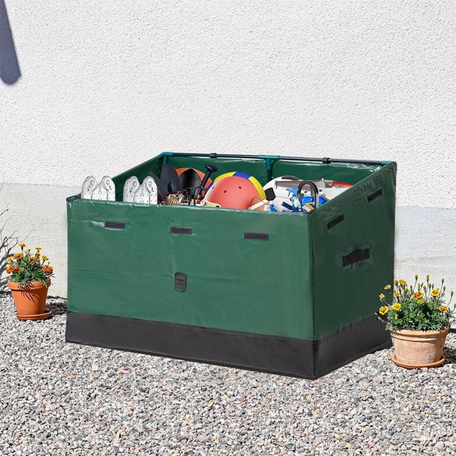 Ktaxon 130 Gal Outdoor Garden PVC Storage Box Storage Container ...