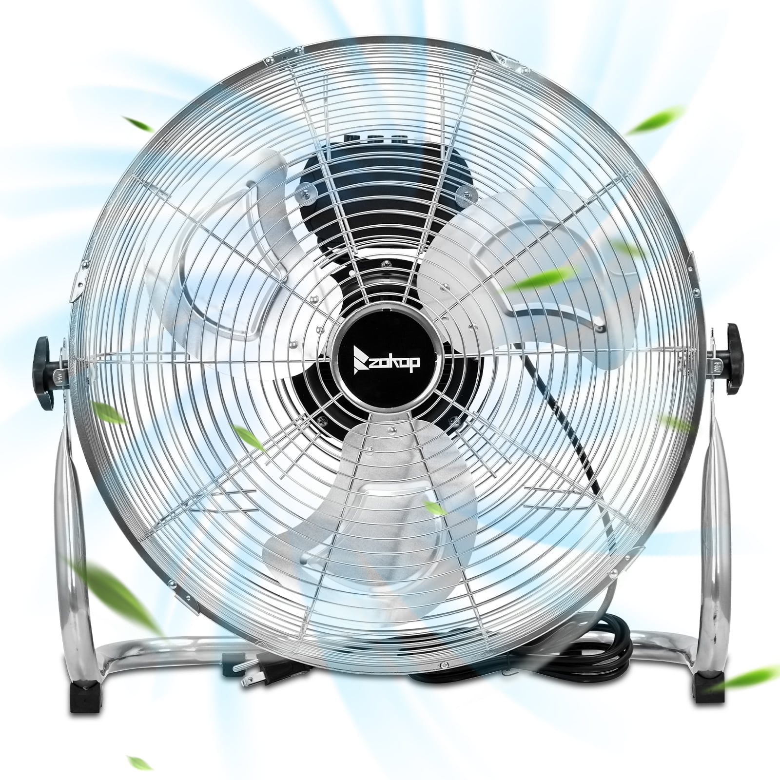 Ktaxon 16" High-Velocity Industrial Floor Fan, Heavy Duty Metal Fan ...