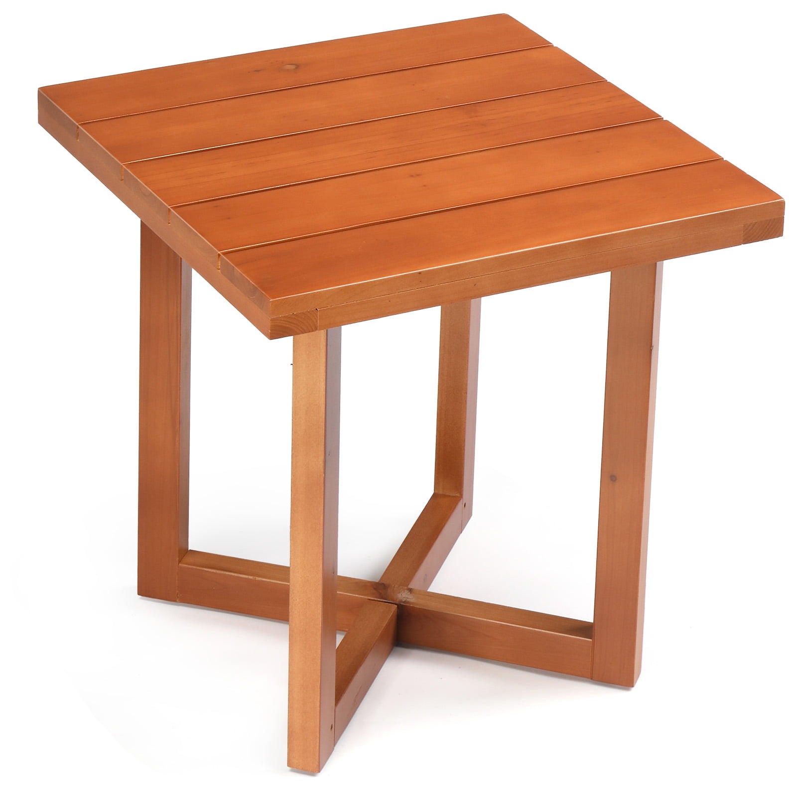 Ktaxon 17.7" Square Side Table, Small Wood End Table, for Indoor ...