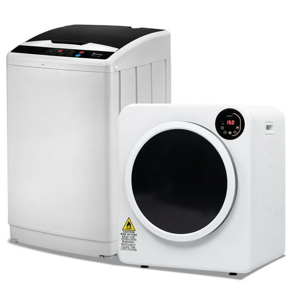 Ktaxon 17.8LBS Full Automatic Washing Machine and 3.5CuFt Portable ...