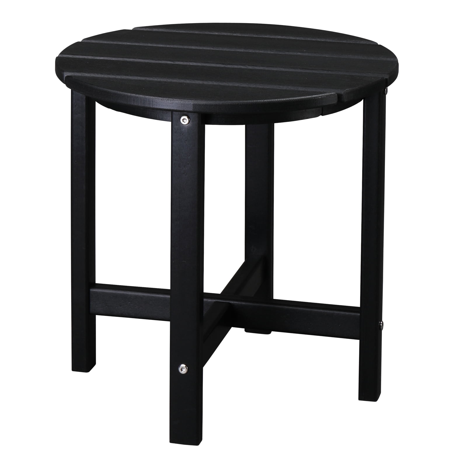 Ktaxon 18in HDPE Plastic Patio Small Side Table Black, Adirondack ...