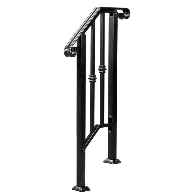 Ktaxon 1st Tier Outdoor Handrails, Wrought Iron Railing, Exterior Hand ...