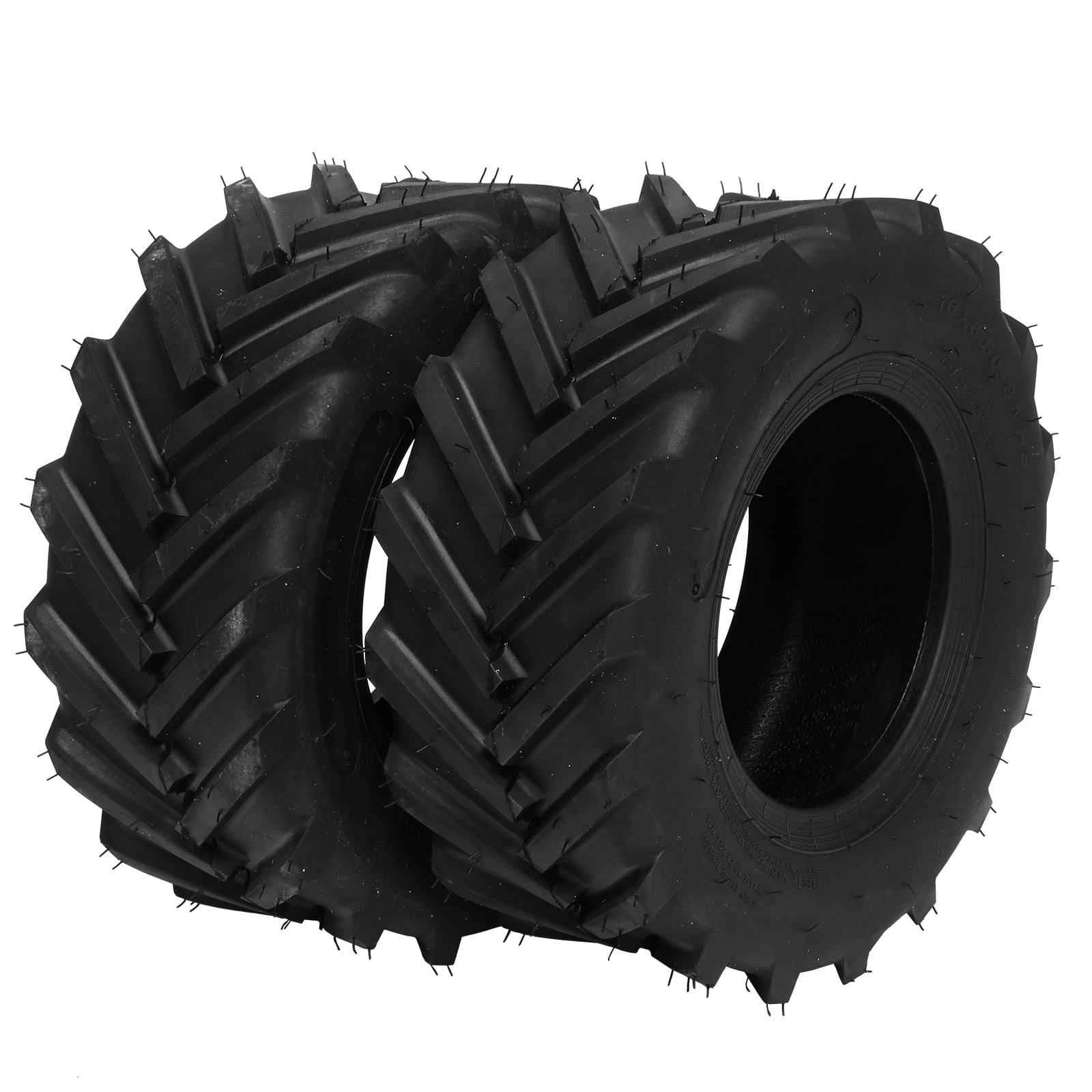 Ktaxon 2 Pack 16x6.50-8 Lawn Mower Turf Tires, Garden Mower Tractor ...