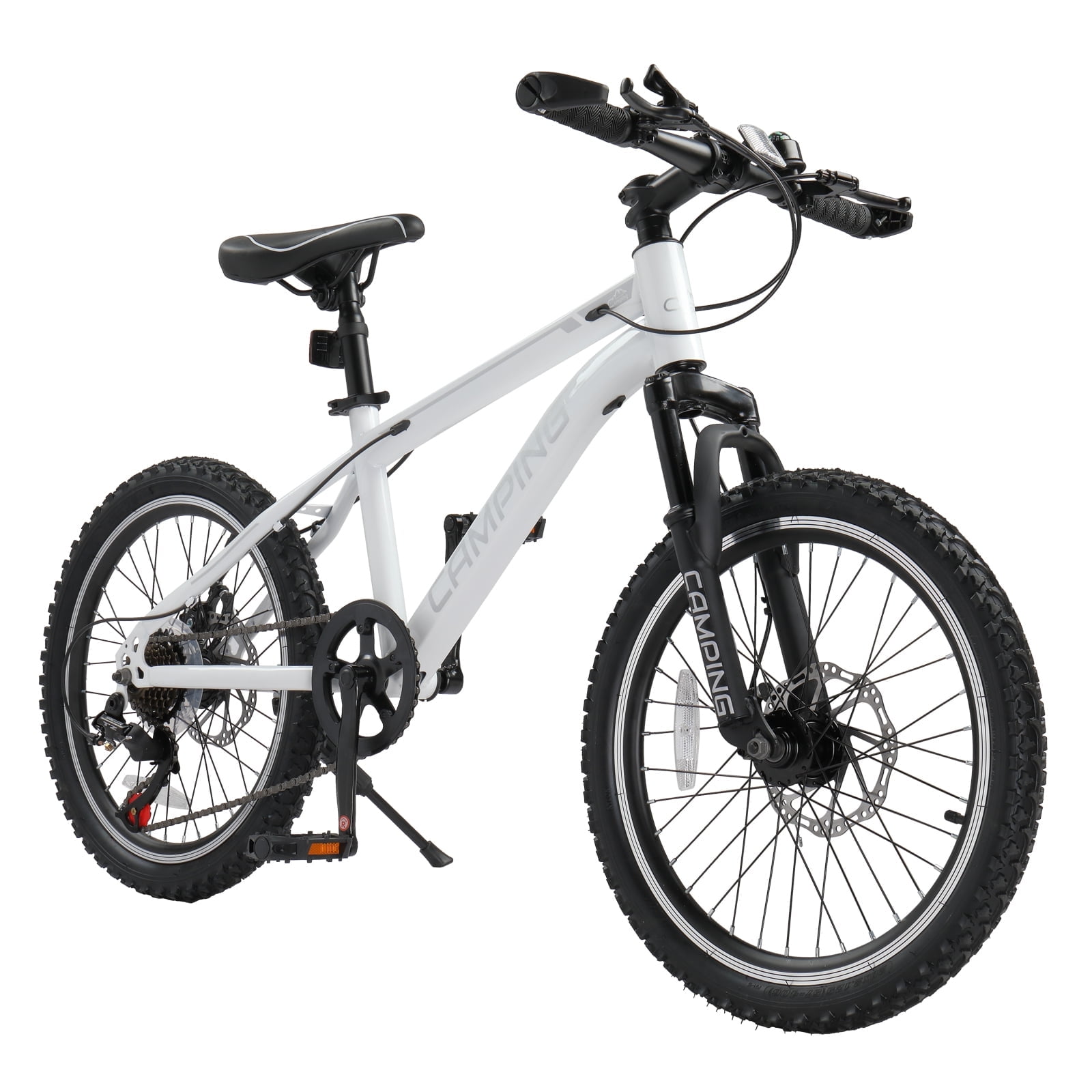 Ktaxon 20" Mountain Bike, 7 Speed Kids Bike for Boys Girls with Disc ...