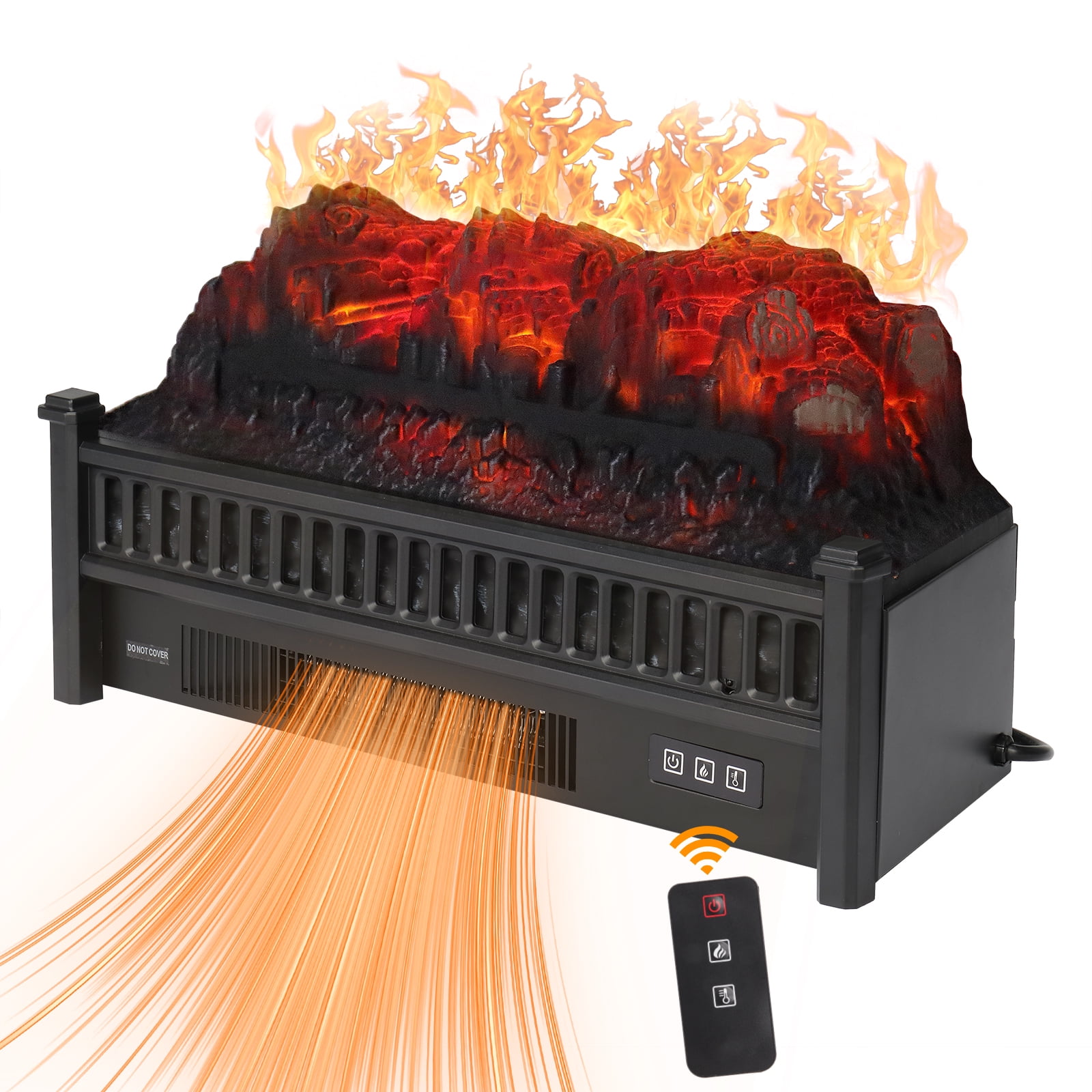 "Ktaxon 23"" 1400W Portable Electric Fireplace Heater with Remote ...