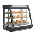 "Ktaxon 26"" Commercial Food Warmer, 3-Tier, LED Lighting, Adjustable ...