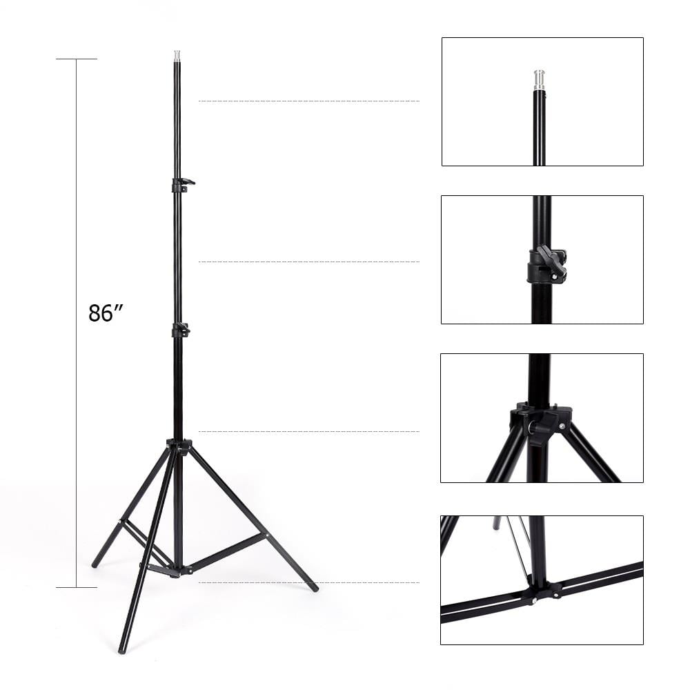 Ktaxon 2m Light Stand Tripod Photography Lighting Studio Boom Umbrella ...
