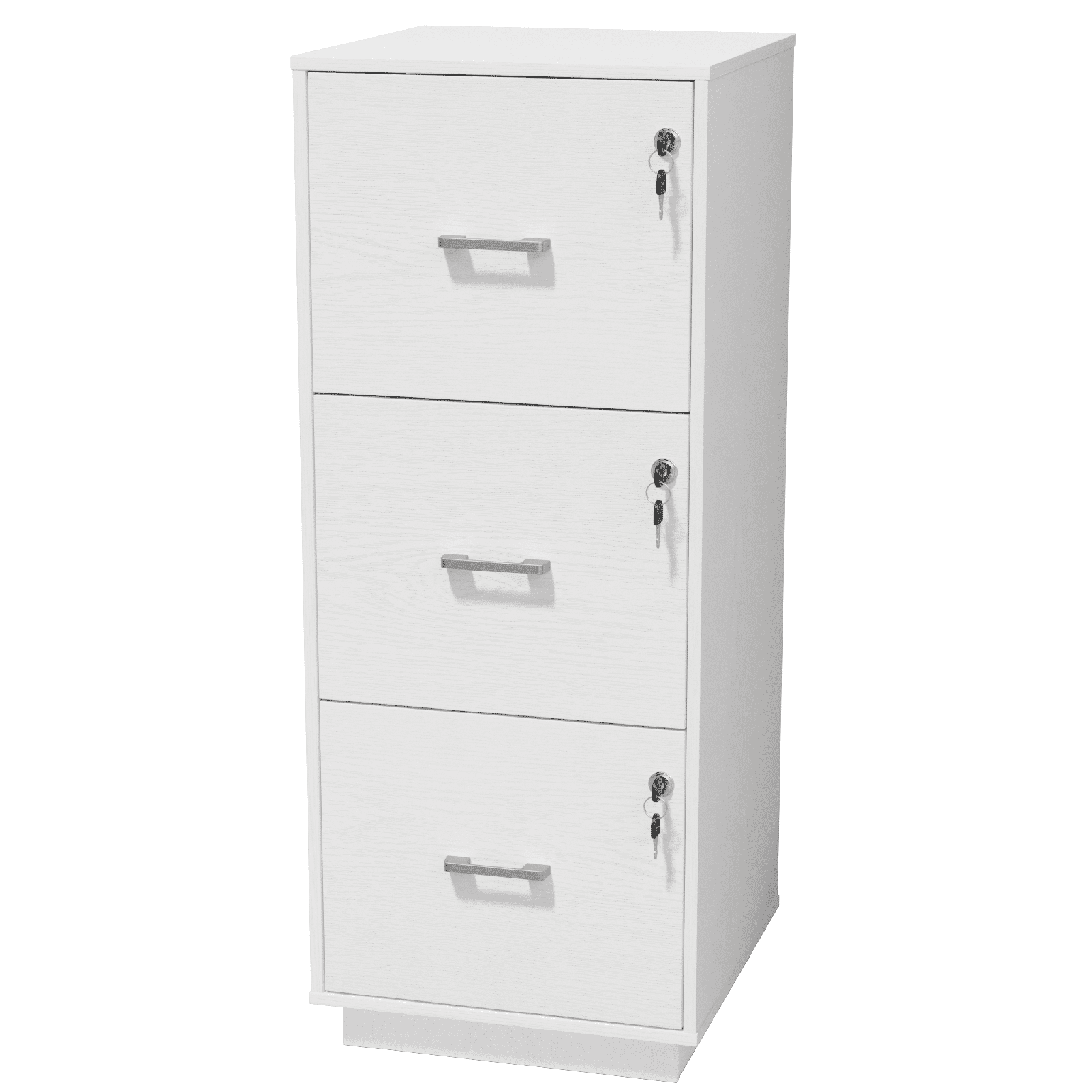 Ktaxon 3-Drawer Wood Lateral File Cabinet Lockable Filing Cabinet with ...