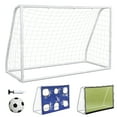 Free Shipping! Ktaxon 3 in 1 Soccer Goal with Football, Target Training ...