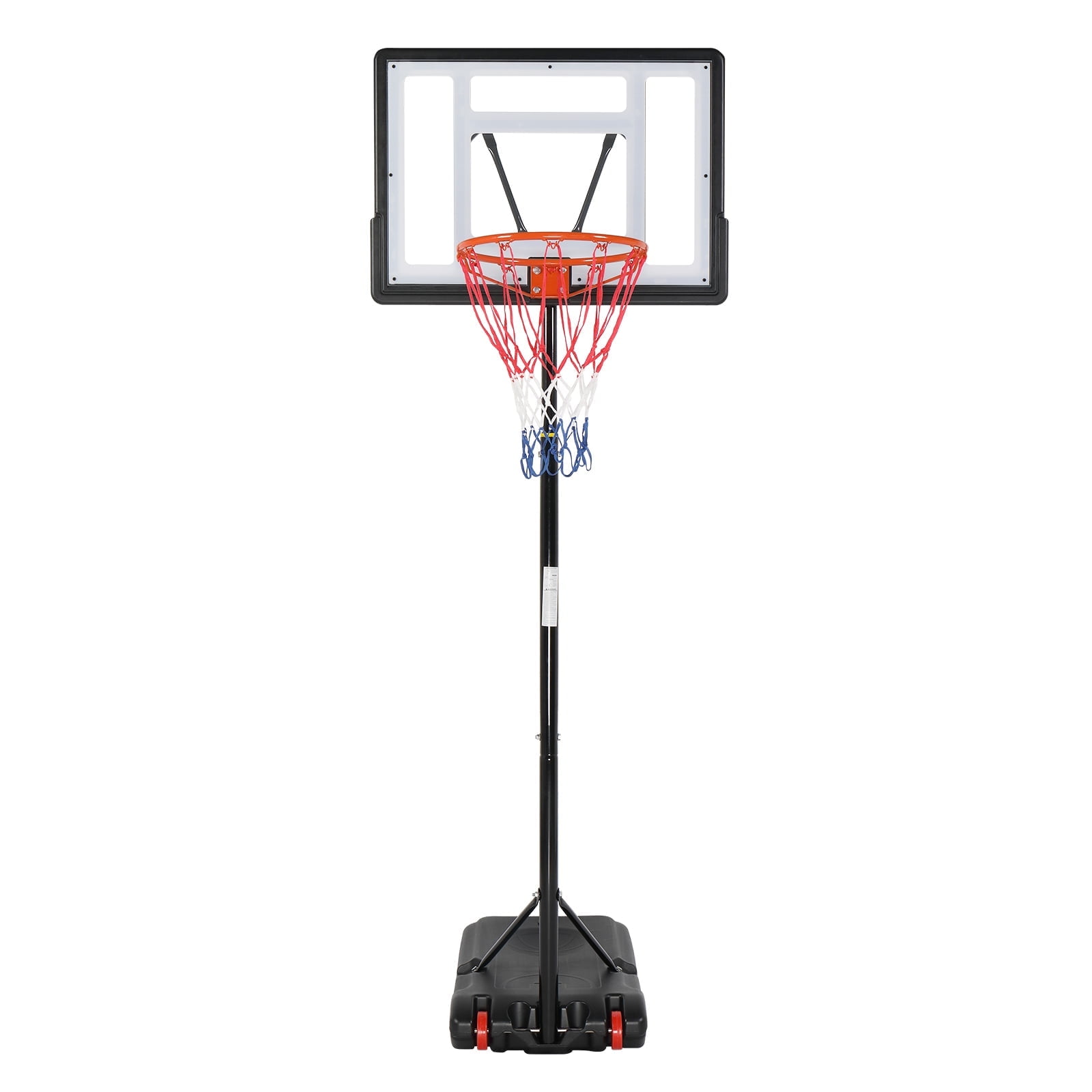 Ktaxon 33 In. Portable Basketball Hoop Stand, 6.5-8 ft Adjustable ...