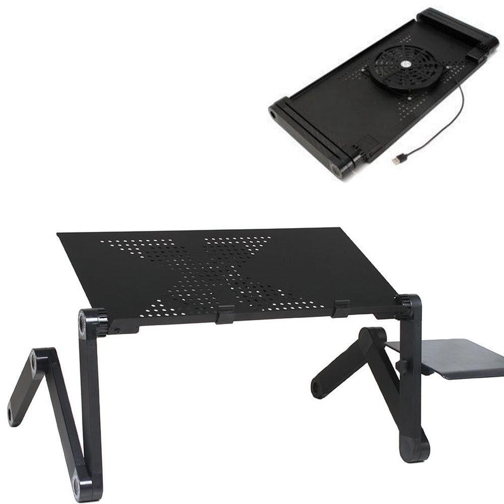 Ktaxon 360Â°Adjustable Folding Laptop Bed Tray Table Stand with Mouse ...
