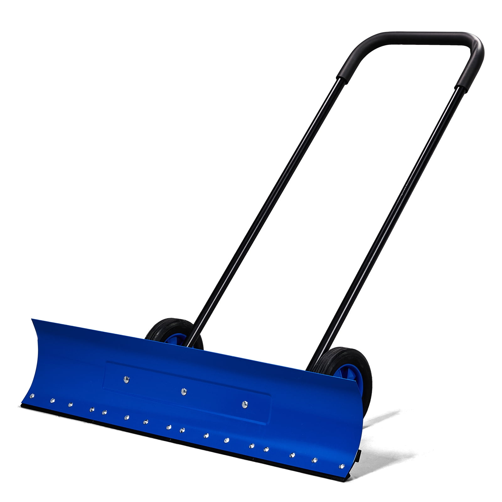 Ktaxon 39in Wide Snow Pusher Shovel with Wheels, Adjustable U-Shape ...