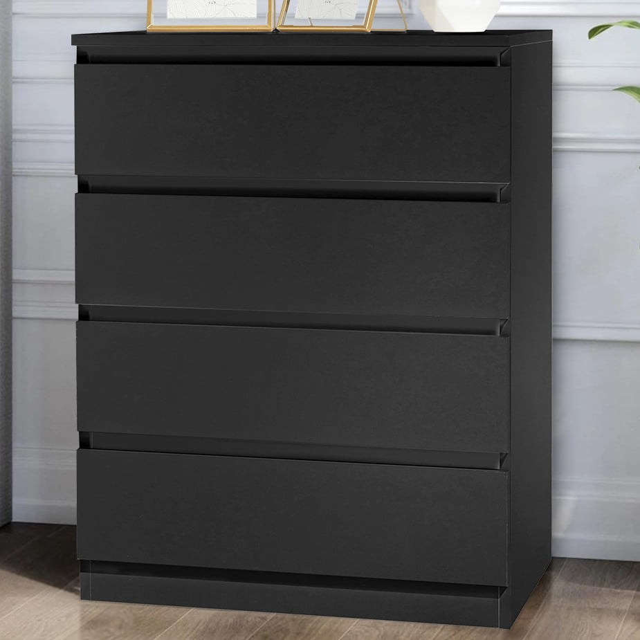 Ktaxon 4 Drawer Dressers, Wooden Chest, Modern Wide Storage File ...