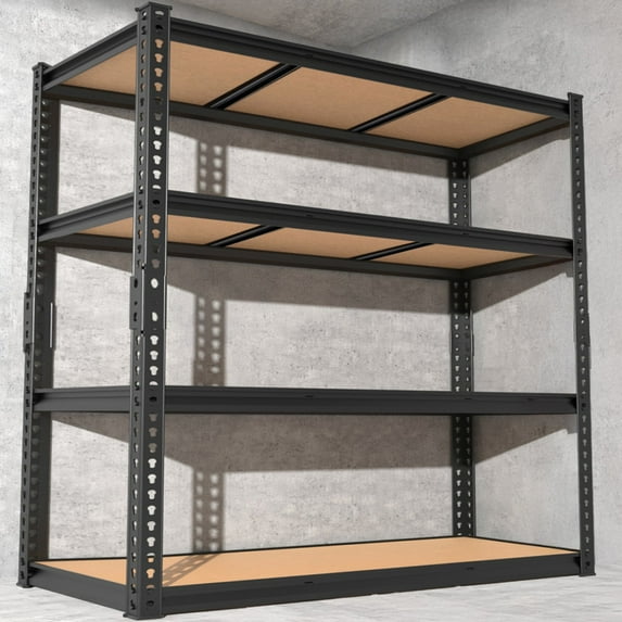 Ktaxon 4 Tier 48" W Shelving Rack for Garage & Industrial Heavy Duty ...