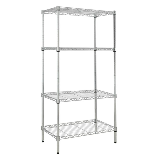 Ktaxon 4 Tier Heavy Duty Wire Shelving, 30''L x 18''W x 59''H ...