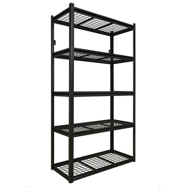 5-Tier Heavy Duty Metal Garage Storage Shelves, 3010 lbs Load Capacity ...