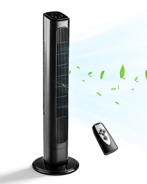 Ktaxon 36" Tower Fan with APP & Remote Control, Smart Floor Fan with 3 ...