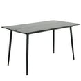 Ktaxon 48" Dining Table for 4, Faux Marble Dining Room Table Dinner ...