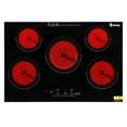 Ktaxon 30 inch Cooktop, 5 Burners, 220-240V, 8600W, 9 Heating Levels ...