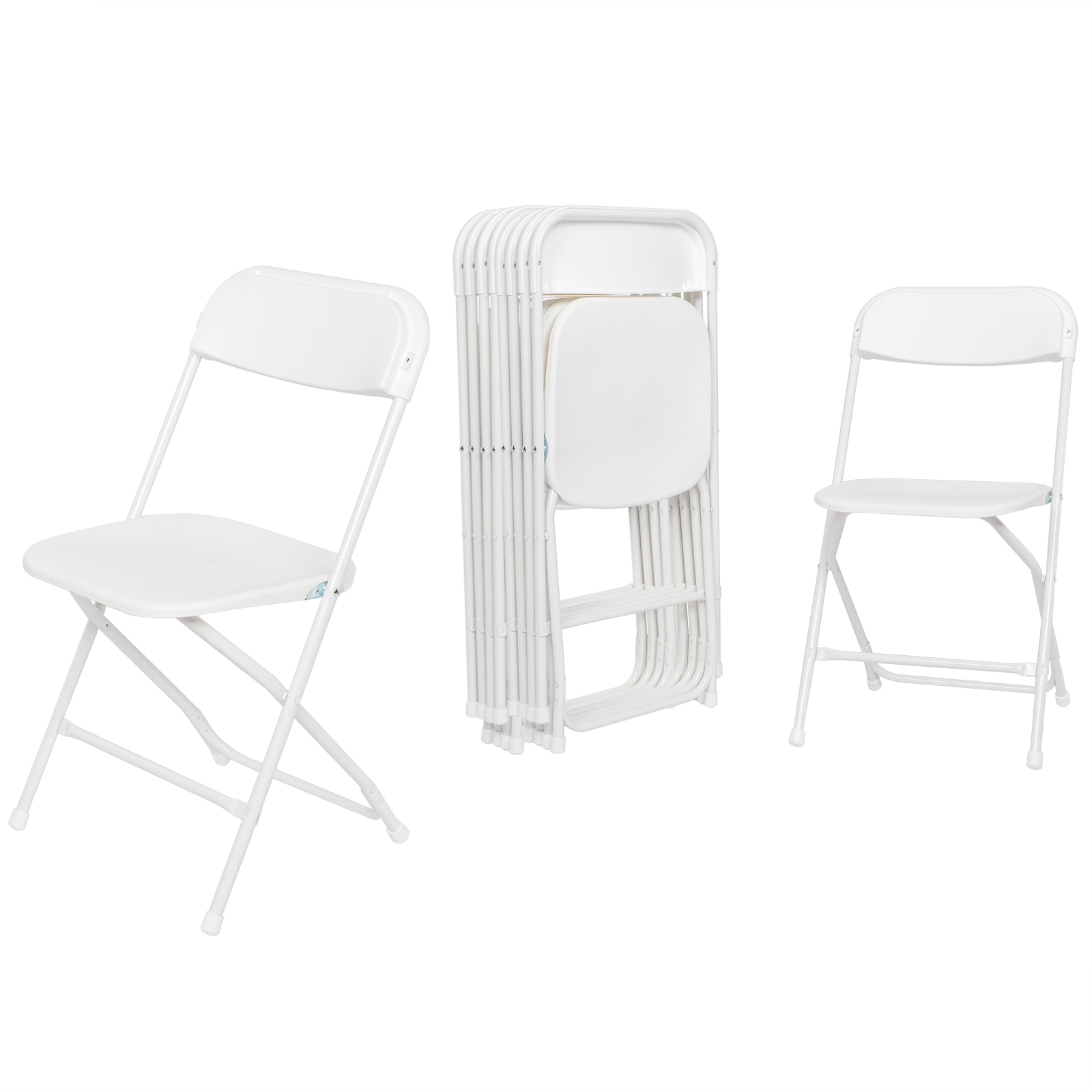 Ktaxon 5 Pack Foldable Plastic Chairs, Portable Outdoor Seats for ...