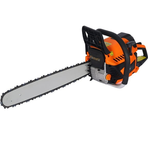 56.5cc Gas Chainsaw 20 Inch Bar Power Chain Saws Gas Powered Chainsaws ...