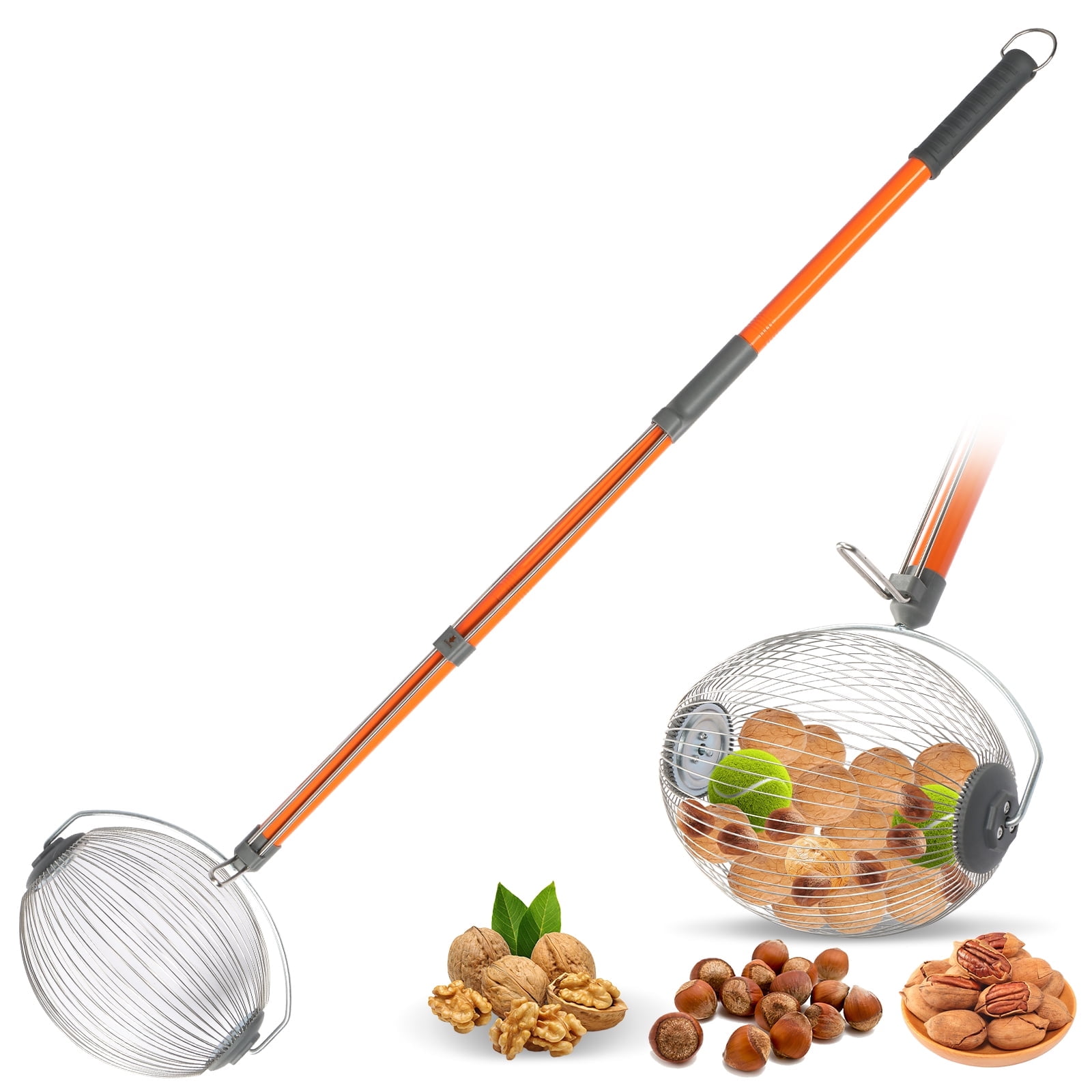 Ktaxon 53inch Outdoor Nut Gatherer, Walnut Picker Upper Roller, Pick Up ...