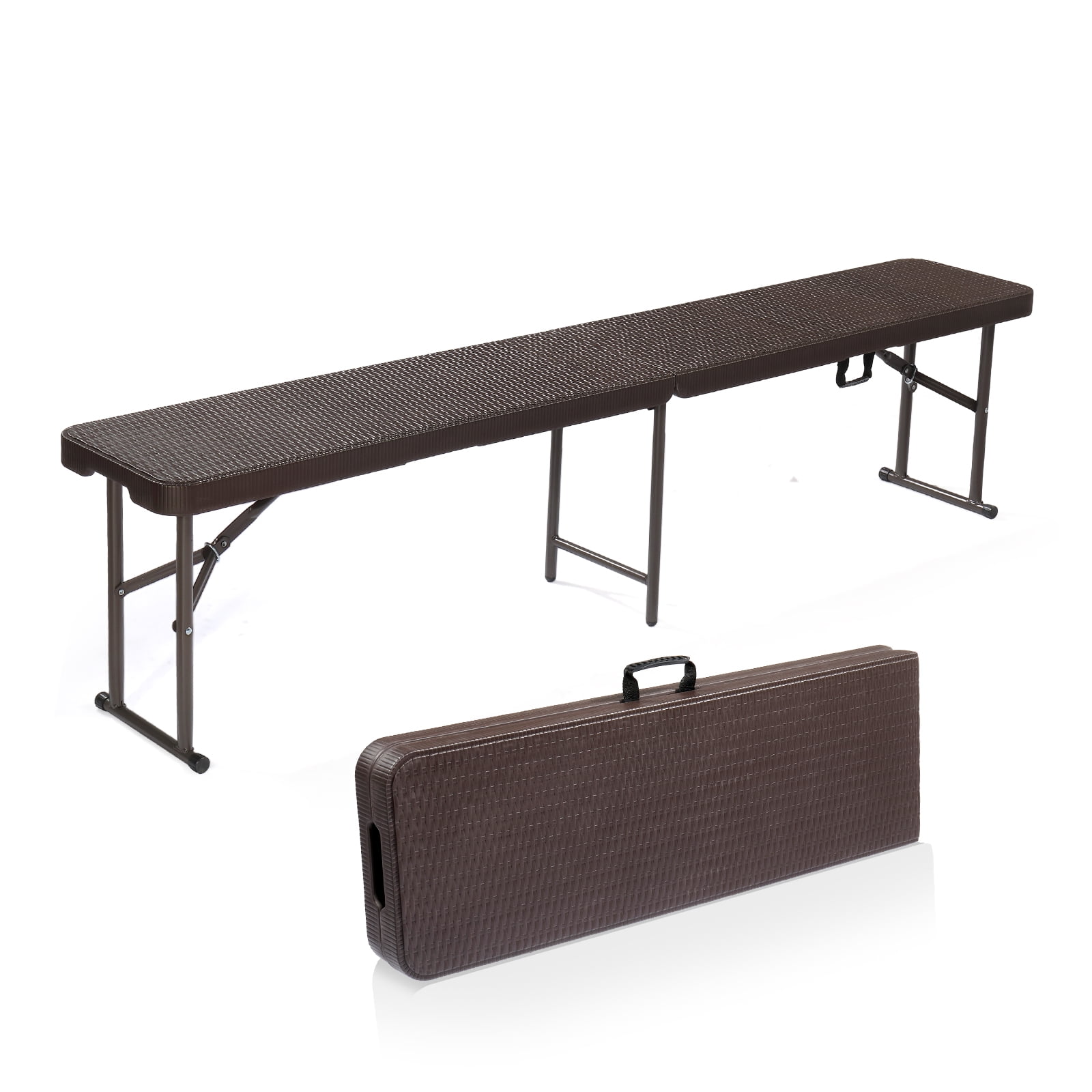 Ktaxon 6' Portable Folding Bench, Perfect for Outdoor Party, Picnic ...