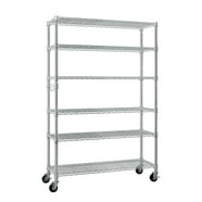TRINITY EcoStorage® 5-Tier 30x14x72 Modular Commercial Wire Shelving w ...